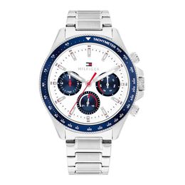 Tommy Hilfiger Analog Watch 'CLARK' male Silver size One Size