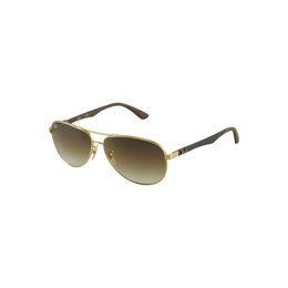 Ray-Ban Sonnenbrille Damen Gr&ouml;&szlig;e One Size Second Hand gold