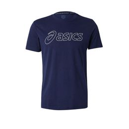 asics Funktionsshirt Herren Gr&ouml;&szlig;e XL navy / wei&szlig;