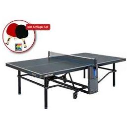 Kettler Outdoor-Tischtennisplatte "K15", inkl. Kettler Schl&auml;ger-Set (2 Schl&auml;ger & 6 B&auml;lle),,