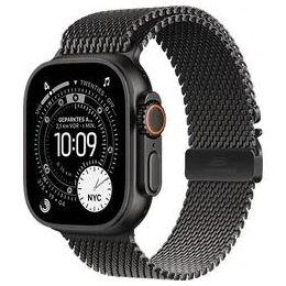 Apple Watch Ultra 3 GPS + Cellular 49, 2025 Smartwatch Titangeh&auml;use Titan, 155-185 mm, Schwarz