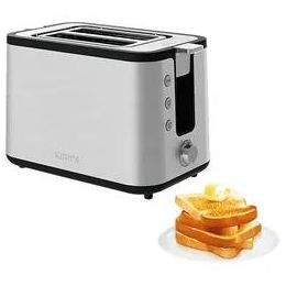Krups KH442 Premium Control Line Toaster Edelstahl/Schwarz (850 Watt, Schlitze: 2)