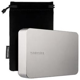 Toshiba Canvio Flex Exclusive f&uuml;r USB-C Smartphones, Tablets, Windows PCs und Macs, Festplatte, 4 TB HDD, 2,5 Zoll, extern, Warmes silber