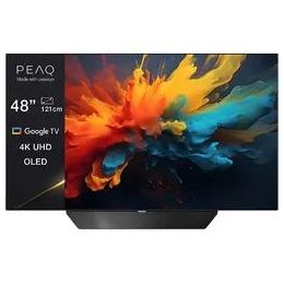 PEAQ PTV 48GOU-5024C OLED TV (Flat, 48 Zoll / 121 cm, 4K, SMART TV)