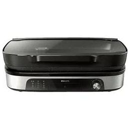 Philips HD6212/90 5000 Series Tischgrill, Schwarz (2400 Watt)