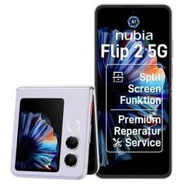 Nubia Flip 2 5G 256GB Lilac Purple Smartphone