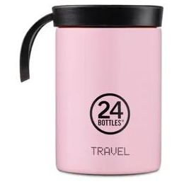 24Bottles&reg; Travel Tumbler Snack Pot 350ml mit Fill&Go Lid Candy Pink