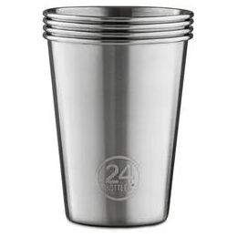 24Bottles&reg; Accessories Party Cup &ndash; 4 pack &ndash; 0,35ml Steel