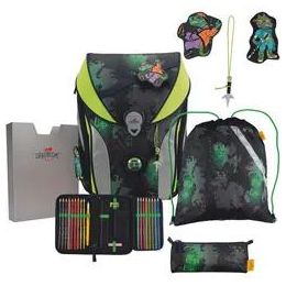 DerDieDas ErgoFlex MAX Schulrucksack-Set 5-teilig mit Sportbeutel Funny Fighter