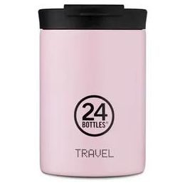 24Bottles&reg; Travel Tumbler Pastel 350ml Candy Pink