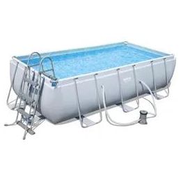 Bestway Pool Set eckig Power Steel 404 x 201 x 100 cm