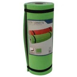 POSTEN B&Ouml;RSE Robuste Fitnessmatte Yogamatte Gr ̧n grau 180 x 50 x 1,2 cm