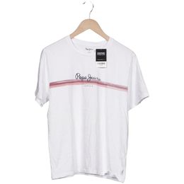 Pepe Jeans T-Shirt Herren Gr&ouml;&szlig;e L Second Hand wei&szlig;