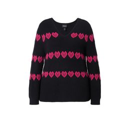 Ulla Popken Sweater female Black size 54-56