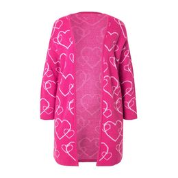 MIAMODA Knit Cardigan female Pink size 46-48