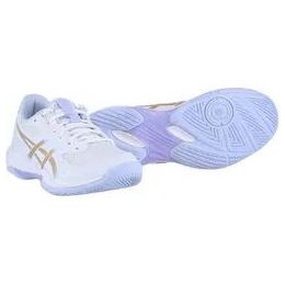 asics Hallen-Indoorschuhe Gel Rocket 12 (multifunktional/Stabilt&auml;t) weiss/hellblau Damen