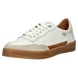 Sneaker Pikolinos "Pikolinos Sneaker Leder", Herren, Gr. 44, beige (creme), Leder, Schuhe Sneaker