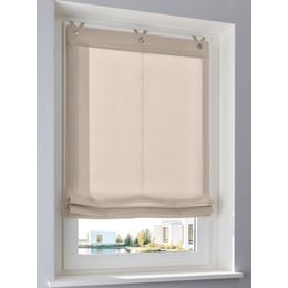 HEINE HOME Witt Raffrollo, beige, Gr&ouml;&szlig;e 140x45 cm
