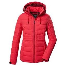 Steppjacke Killtec "KOW 10 WMN QLTD JCKT", Damen, Gr. 46, rot, Obermaterial: 100% Polyester;Futter: 100% Polyester;F&uuml;llung: 100% Polyester, Jacken Steppjacke, Damenjacke: abnehmbare Kapuze, wasserabweisend, atmungsaktiv
