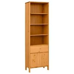 Hochschrank OTTO products "Jorrick", beige (natur), B:60cm H:193cm T:34,2cm, Massivholz, Schr&auml;nke, Bad-Hochschrank Hochschrank, Breite 60 cm, Massivholz Kiefer mit Bio &Ouml;l/Wachs behandelt
