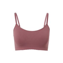 Tchibo - Seamless-Bustier mit Spitze - Damen - Gr. L - braun
