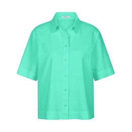 Peter Hahn - Bluse, t&uuml;rkis, Gr. 50 / XL - Leinen