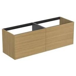Ideal Standard Conca Waschtisch-Unterschrank T3990Y6 ohne Waschtisch-Platte, 4 Ausz&uuml;ge, 160x50,5x54 cm, Eiche hell Furnier