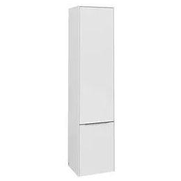 Villeroy & Boch Villeroy und Boch Subway 3.0 Hochschrank C58700VE 40x171x36,2cm, Schanier rechts/Griff Aluminium gl&auml;nzend, brilliant white