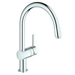 Grohe Sp&uuml;ltischeinhebelmischer Minta 32511000 Niederdruck, herausziehbarer Auslauf, chrom