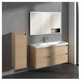 Villeroy & Boch Villeroy und Boch Skyla Seitenschrank C80200VJ 1 T&uuml;r, 1 Schublade, 350 x 1000 x 349 mm, Nordic Oak / Nordic Oak