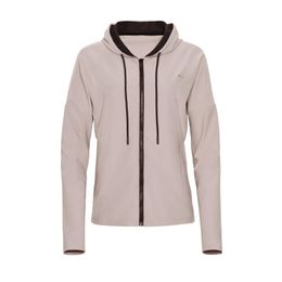 Trainingsjacke WINSHAPE "Functional Comfort Jacket J008C", Damen, Gr. XXL, cappuccino, espresso, 85% Polyester, 15% Elasthan, ohne Ausschnitt, Jacken Trainingsjacke, mit Ton-in-Ton-Farbakzent