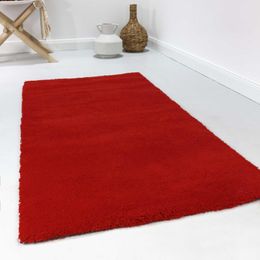 Wollteppich Esprit "Greenwood Rug, ESP-24391", rot, B:170cm H:2mm L:240cm, Wolle, Teppiche, Wollteppich, modern, kuschelig aus Schurwolle, pflegeleicht, Wohn-, Schlafzimmer