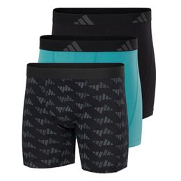 Boxer adidas Sportswear "Active Flex Cotton", Herren, Gr. L, 908, sonstiges, Single Jersey, Obermaterial: 95% Baumwolle, 5% Elasthan, unifarben mit Farbeinsatz, k&ouml;rpernah, Unterhosen Boxer, elastisch, Logo-Bund, sportlicher Look, ohne Eingriff