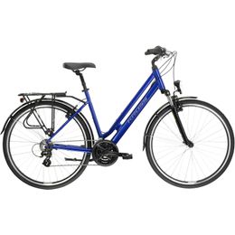 Cityrad KROSS "Sentio 2.0" Gr. 51, blau (blau, schwarz), Fahrr&auml;der, 51cm, 28 Zoll (71,12cm) hinten: 28 Zoll (71,12cm), Cityrad