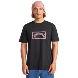 T-Shirt Billabong "Arch Frame", Herren, Gr. S, schwarz, Obermaterial: 100% Walkfrottier;, Shirts T-Shirt