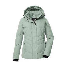 G.I.G.A. by Killtec Steppjacke "GW 59 WMN QLTD JCKT", Damen, Gr. 40, gr&uuml;n, Obermaterial: 100% Polyester;Futter: 100% Polyester;F&uuml;llung: 100% Polyester, G.I.G.A. DX BY KILLTEC, Jacken Steppjacke, Wasserabweisende, winddichte Steppjacke mit abnehmbarer Kapuze