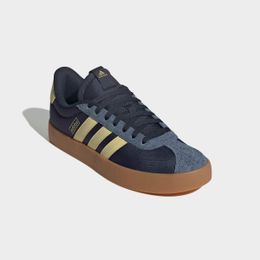 Sneaker adidas Sportswear "VL COURT 3.0", Herren, Gr. 44, gelb (legend ink, powder gelb, preloved ink), Leder, Textil, Schuhe Sneaker