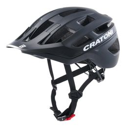 Fahrradhelm Cratoni "MTB - Fahrradhelm AllRace schwarz matt", schwarz, Helme, 100% Erzeugnis unbest Zusammensetzg EuZ., Fahrradhelm