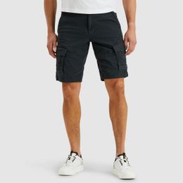 PME-Legend Cargoshorts PME LEGEND, Damen, Gr. 33, N-Gr, blau (salute), Web, Obermaterial: 97% Baumwolle, 3% Elasthan, bequem kniefrei, Hosen Cargoshorts, Sommerhose in gewaschener Optik