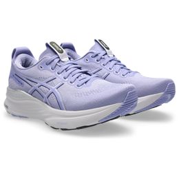 Laufschuh asics "GEL-KAYANO 32", Damen, Gr. 41,5, blaubell, pure silber, Synthetik, Schuhe Laufschuh, f&uuml;r mehr Stabilit&auml;t