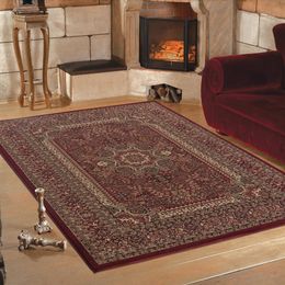 Teppich Ayyildiz Teppiche "Marrakesh 207" Gr. 8, rot, B:300cm H:12mm L:400cm, Kunstfaser, Teppiche, Teppich, Kurzflor, Orient-Optik, Webteppich, Wohnzimmer