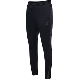 Trainingshose Hummel "HMLBTC WINTER TRAINING PANTS", Herren, Gr. XL, N-Gr, schwarz, Obermaterial: 100% Polyester, Hosen Trainingshose, sportlicher Stil, f&uuml;r vielseitige sportliche Aktivit&auml;ten