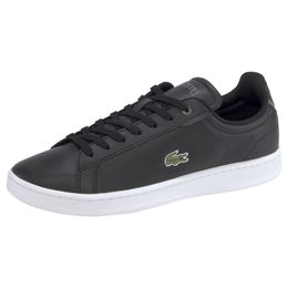 Sneaker Lacoste "CARNABY PRO BL23 1 SMA", Herren, Gr. 44, schwarz, Leder, Schuhe Sneaker