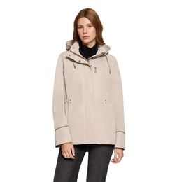 Outdoorjacke Gil Bret, Damen, Gr. 36, powder pearl, Web, Obermaterial: 100% Polyester, unifarben, regular fit normal, Jacken Outdoorjacke, mit Kapuze