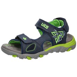 Sandale Lico "Sandale Kiano V", Jungen, Gr. 32, blau, Leder, Schuhe Sandale