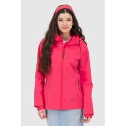 alife and kickin Sommerjacke ALIFE & KICKIN "BETTYAKA", Damen, Gr. M, pink (raspberry), Web, Obermaterial: 100% Polyester, unifarben, Jacken Sommerjacke