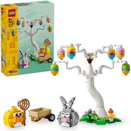 Konstruktionsspielsteine Lego "Osterhase und Ostereiersuche (40808), Lego Iconic", bunt, Spielbausteine, Kinder, Kunststoff, Konstruktionsspielsteine, Made in Europe