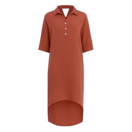 WENOR Blusenkleid 'Mira' Damen Gr&ouml;&szlig;e 36/40 orangerot Winterkleid