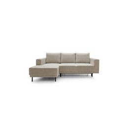 Selsey Ecksofa mit Schlaffunktion Rodario Mini beige Ma&szlig;e (cm): B: 241 H: 90 &raquo; M&ouml;bel Kraft