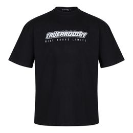 Trueprodigy T-Shirt 'Toni F' Damen Gr&ouml;&szlig;e L schwarz
